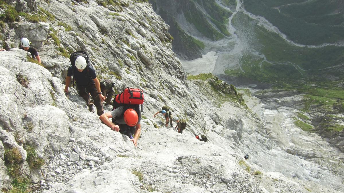 Watzmann: winterliche Überschreitung und sommerliche Ostwand-Kletterei ...